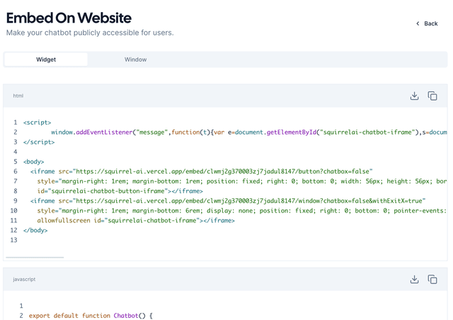 Build chatbot using OpenAI Assistant - Squirrel AI Assistant